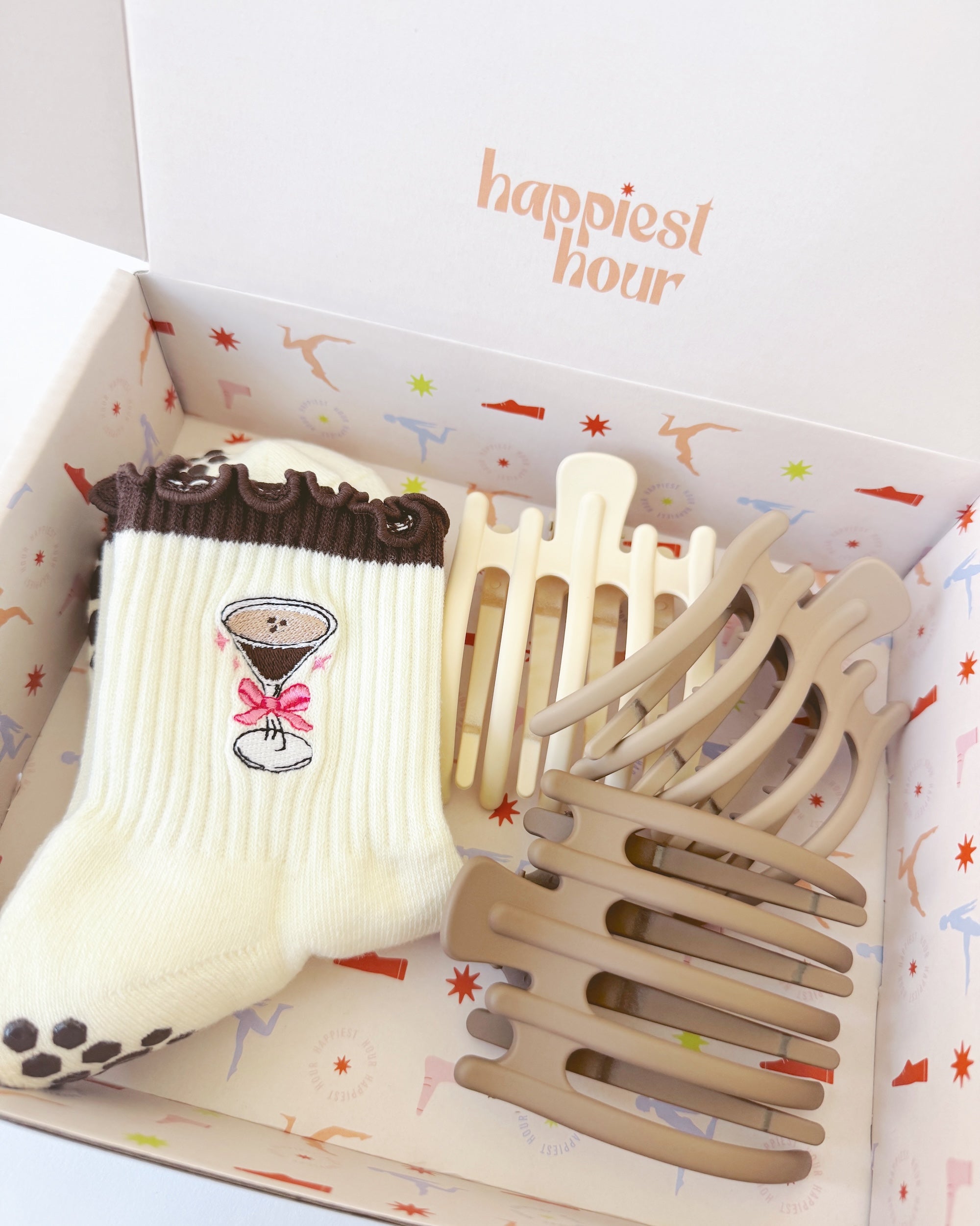 Happiest Hour | Grip Socks for Pilates, Yoga, and Barre
